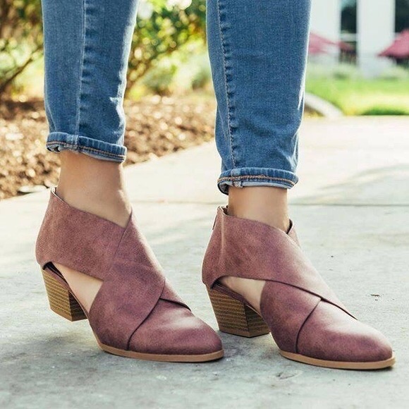 Qupid | Shoes | Brand New Cut Out Booties In Box | Poshmark